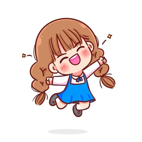 Happy Chibi Girl For Beginners】illustrating Chibi Character