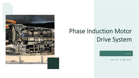 Phase Induction Motor Drive System PPT Structure ACP PPT Template