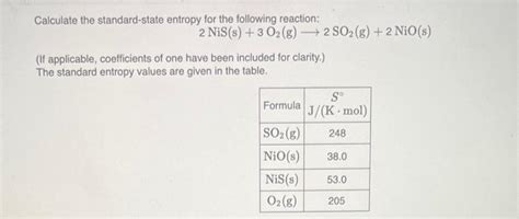 Solved Calculate Δsrxn∘ For The Reaction 2nogo2 G→2no2