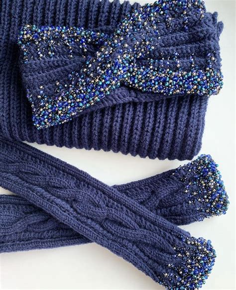 Зимний комплект повязка митенки и снуд Crochet Doll Clothes Free Pattern Crochet Headband