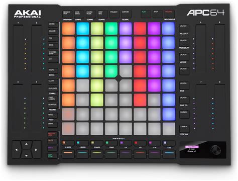 Amazon Com AKAI Professional APC64 Ableton MIDI Controller With 8 Touch Strips Step Sequencer