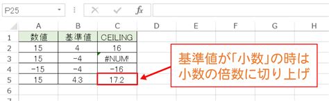 Excelで指定した値の倍数に切り上げる｜ceiling関数の使い方