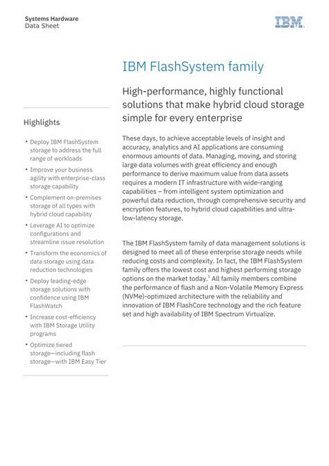 PDF IBM FlashSystem Family DOKUMEN TIPS
