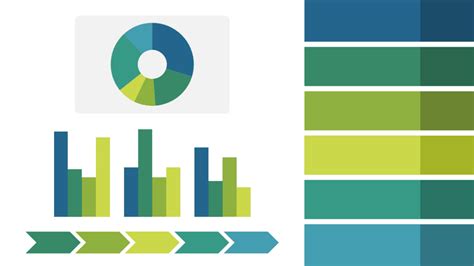 Color Palette Ocean Breeze For PowerPoint Blue Colour Palette