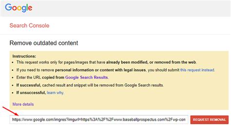 How To Remove An Image From Google Search Using The Outdated Content Tool When The Image Was