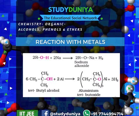 Alcohols Phenols And Ethers Pdf Chemistry Science