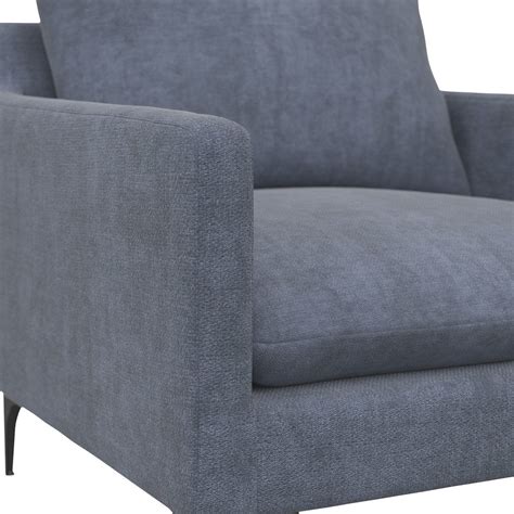 Paris Armchair Blue 3d Model Cgtrader