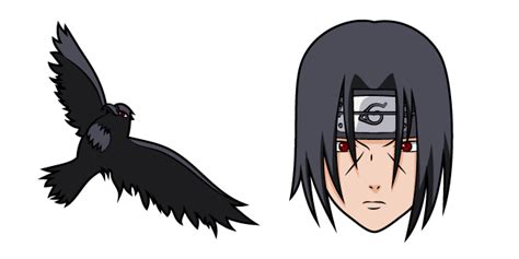 Naruto Itachi Uchiha And Crow Cursor Custom Cursor