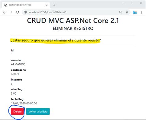 Aspnet Core Crud En Mvc Con C Parte 3
