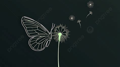 미니멀한 와이어 프레임 디자인을 갖춘 기하학적 나비와 민들레 기하학적 나비 미니멀한 디자인 추상적 인 성격 배경 일러스트 및 사진 무료 다운로드 Pngtree