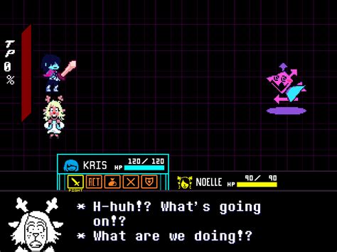 File Noelle Screenshot Chapter 2 Battle Png The Deltarune Wiki
