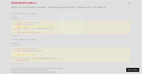 Fluent UI Button Codesandbox