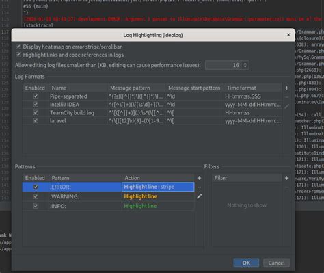 Help Setting Up Log For Laravel · Issue 42 · Jetbrainsideolog · Github