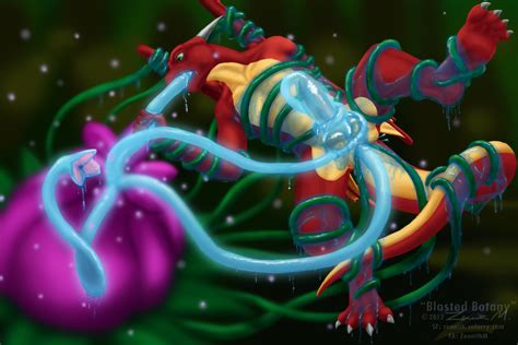 Rule 34 Anal Anal Sex Anthro Blue Tentacles Bondage Carnivorous Plant Countershading Dragon