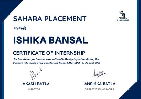ishika bansal on linkedin internship experience job certification