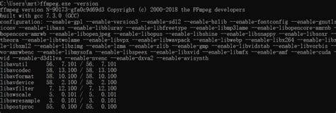 ffmpeg 的基本使用 ffmpeg exe在哪里 csdn博客