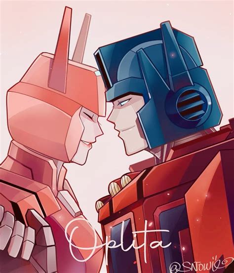 Elita One And Optimus Couple Trasformer