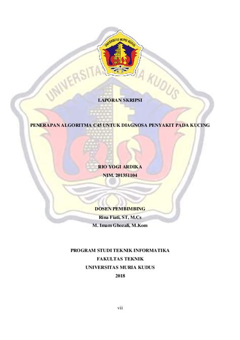 Pdf Penerapan Algoritma C45 Untuk Diagnosa Penyakit Pada Kucing Pdf Penerapan Algoritma C45 Untuk Diagnosa Penyakit Pada Kucing