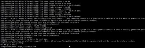 Image Classification Using Tensorflow On Docker Windows