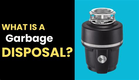 What Is A Garbage Disposal And How Does It Work Garbage Waste Disposal