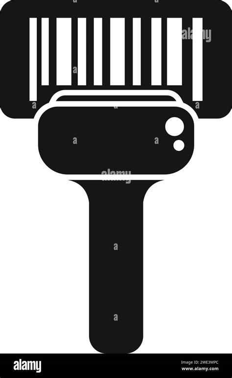 Scan City Id Matrix Icon Simple Vector Digital Screen Hold Symbol Bar Stock Vector Image And Art