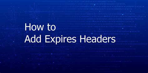 Add Expires Headers Archives