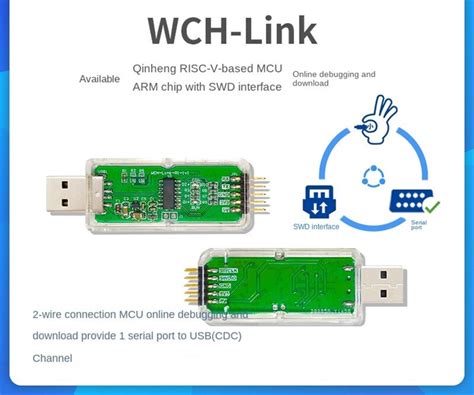 Mạch Nạp Wch Linke Cho Vi điều Khiển Wch Linh Kiện Thủ Đức