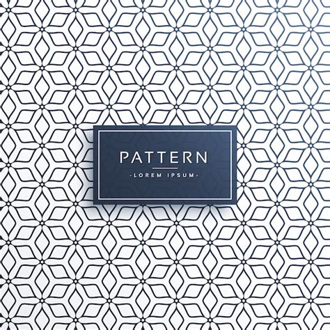 창의적인 이슬람 스타일 패턴 배경 무료 벡터