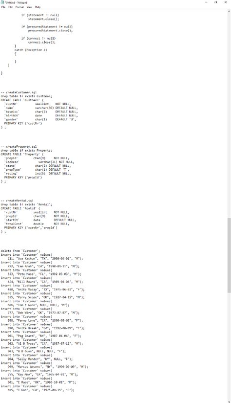 Solved In This Assignment You Will Use Mysql And Jdbc •