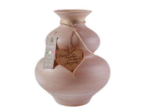 ᐉ Настольная стеклянная ваза Franco Сердце 25 см Розовый