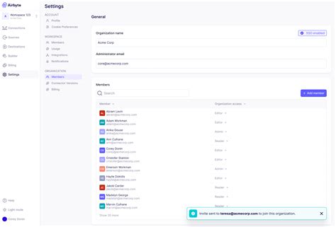 Self Managed Data Integration Airbyte Self Managed