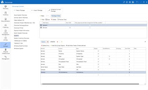 Package Editor Docusnap Documentation Docusnap Docs