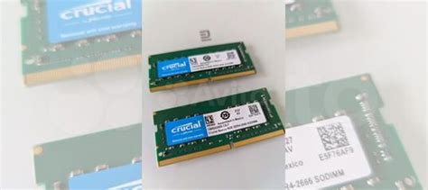 Оперативная память для ноутбука Ddr4 2х8Гб 2666 купить в Санкт Петербурге Электроника Авито