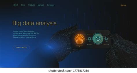 Big Data Technology Isometric Vector Illustration Stock Vector Royalty Free 1775817386