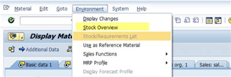 sap stock overview stock tcodes sap stock tables and bapi sap4tech