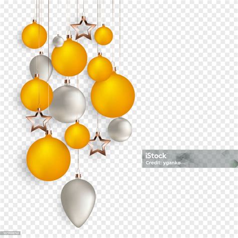 휴일 새 해 설계를 위한 3d 크리스마스 공 투명 배경에서 벡터 일러스트 레이 션 12월에 대한 스톡 벡터 아트 및 기타 이미지