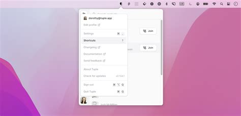 Using Your Keyboard To Navigate Tuple Tuple Documentation