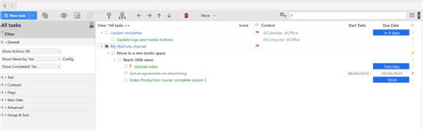Tips Tricks Hierarchy Filter View Subtasks From Flagged Projects MyLifeOrganized Blog