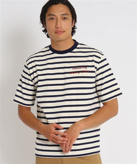 Dessin（デッサン）の「tyコットンボーダーtシャツ（tシャツカットソー）」 Wear
