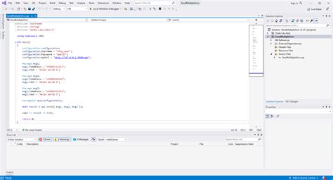C Cpp Send Multiple Sms With The Rest Api Code Sample