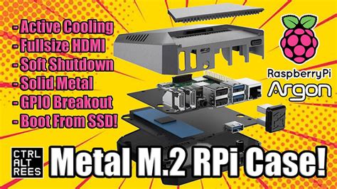 Raspberry Pi Argon One M Ssd Metal Case Review And Assembly Setup