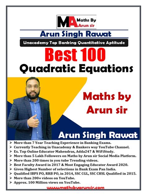 C1quadratic Equations Pdf