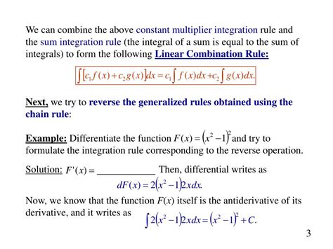 PPT Basic Integration Formulas PowerPoint Presentation Free Download ID