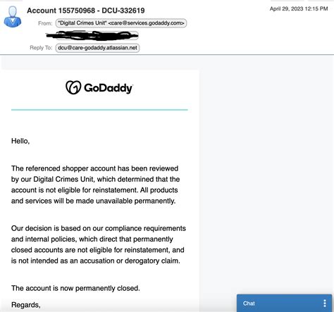 my account has been suspended please help r godaddy