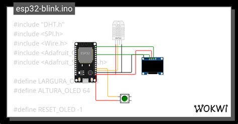 Oled E Dht22 Tentativa De Consertar O Botão Wokwi Esp32 Stm32