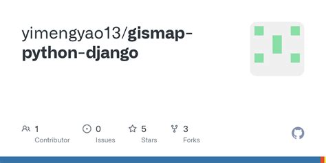 Github Yimengyao Gismap Python Django