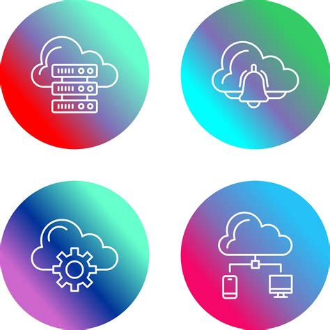 Alert And Server Icon 44695370 Vector Art At Vecteezy