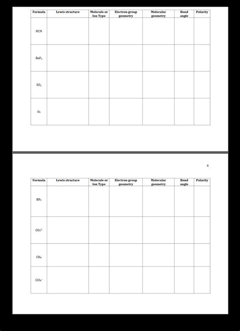 Solved Lewis Structures And Shapes Of Molecules And Ionsneed