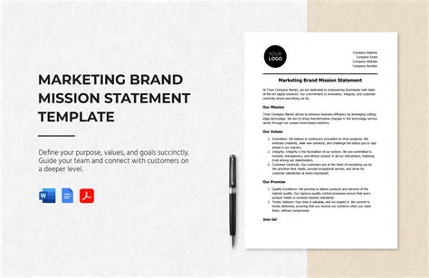 Mission Statement Templates In Word To Download