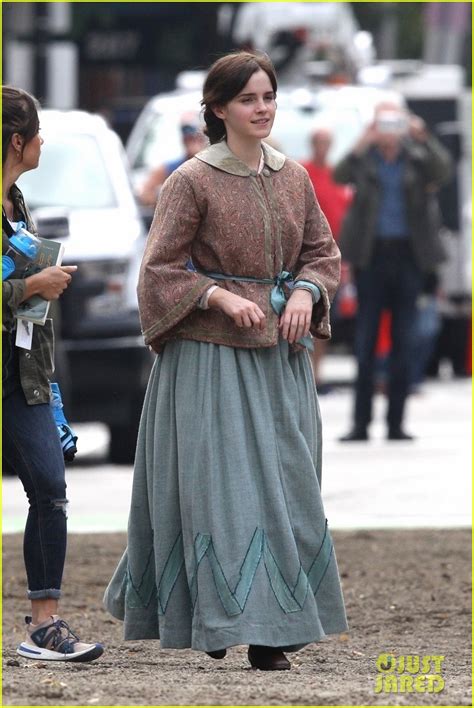 Emma Watson Begins Filming Little Women First Look Set Photos Photo 4161350 Emma Watson